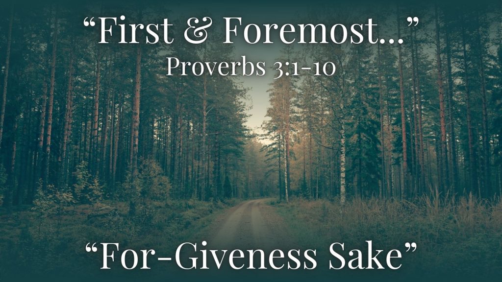 First & Foremost… – CenterPoint Church
